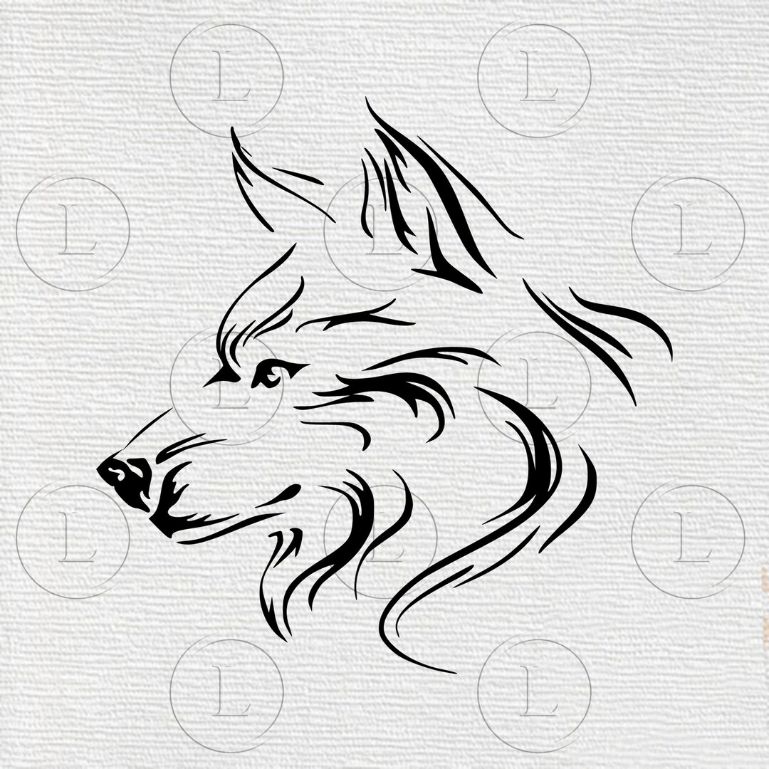 Wolf Svg -wolf Svg Vector Graphics- Wolf Animal Clip Art- Wolf Svg for ...