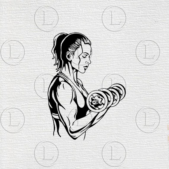 Fitness Girl Svg Fitness Girl Svg File-fitness Girl With | Etsy