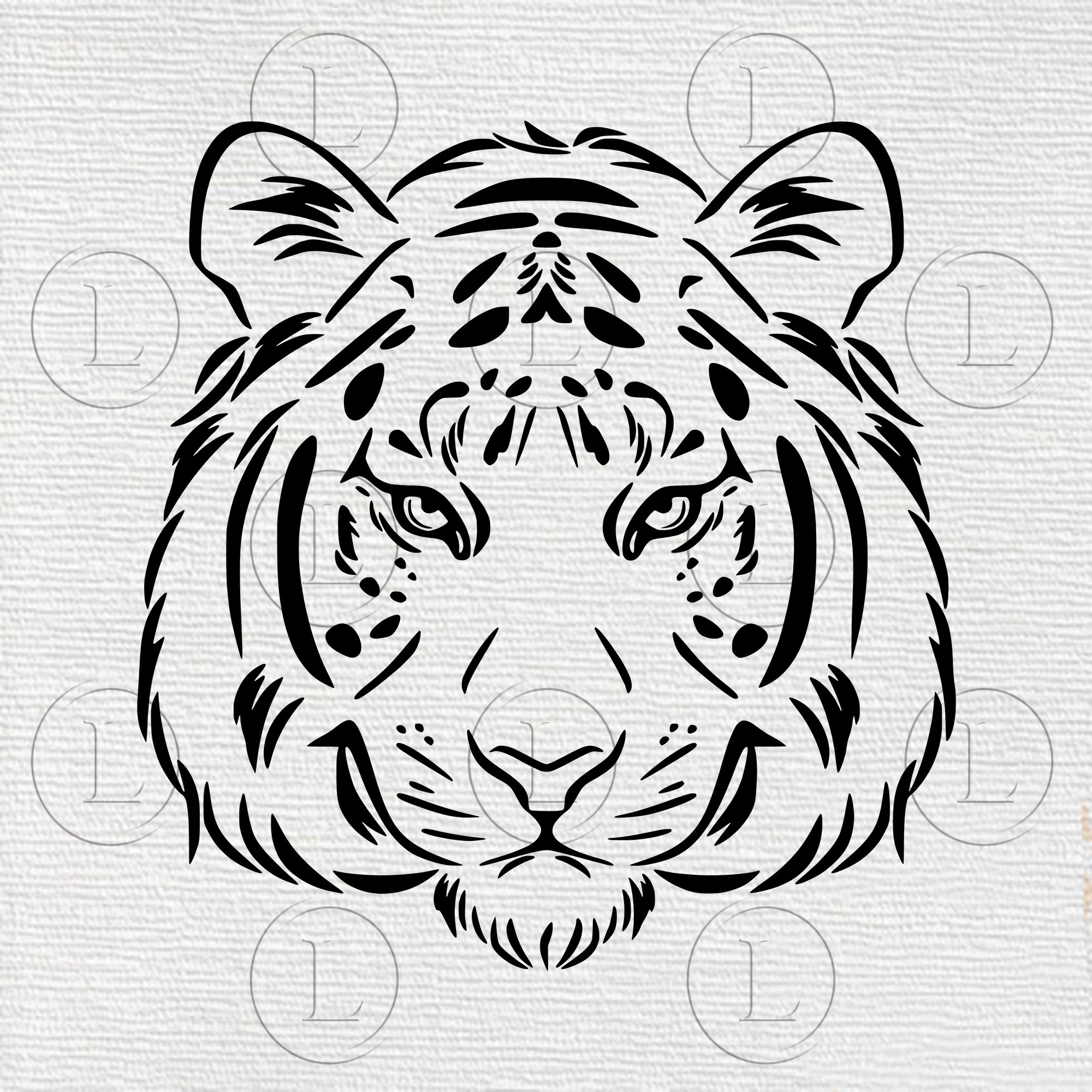 Tiger Svg File Tiger Svg Tiger Animals Tiger Animals | Etsy