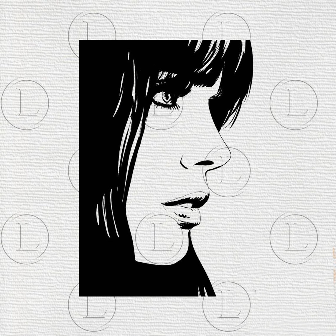 Beautiful Woman Svg File - Woman Svg - Beautiful Woman - Beautiful ...