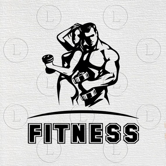 Fitness Club Svg Fitness Girl Svg File-fitness Girl With - Etsy Hong Kong