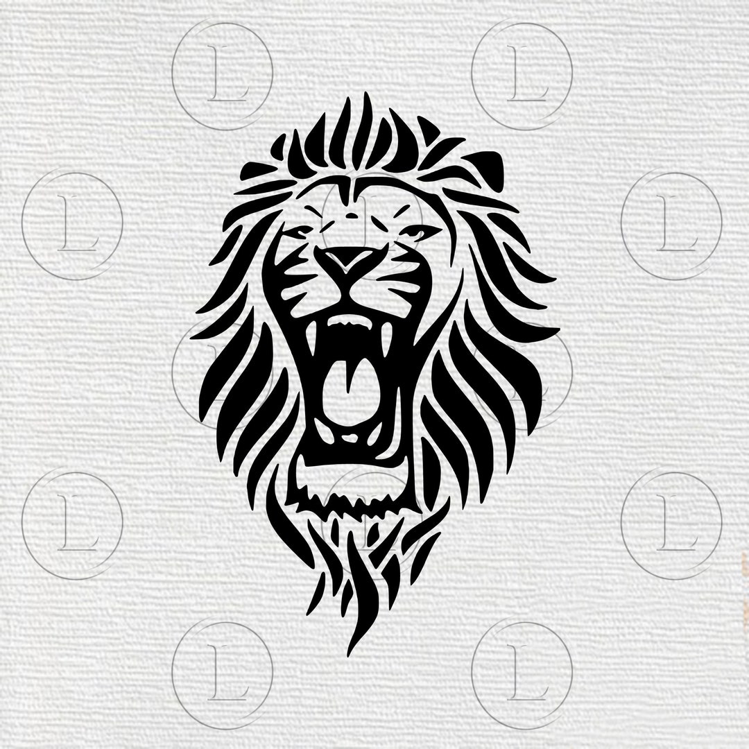 Lion SVG - King of the Jungle Eps- Lion Animal - Lion Tattoo -lion Png ...