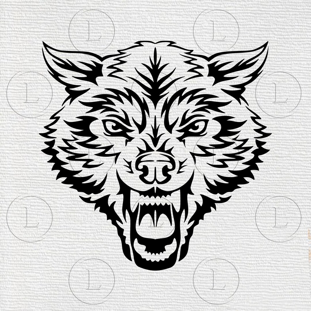 Wolf Svg -wolf Svg Vector Graphics- Wolf Animal Clip Art- Wolf Svg for ...
