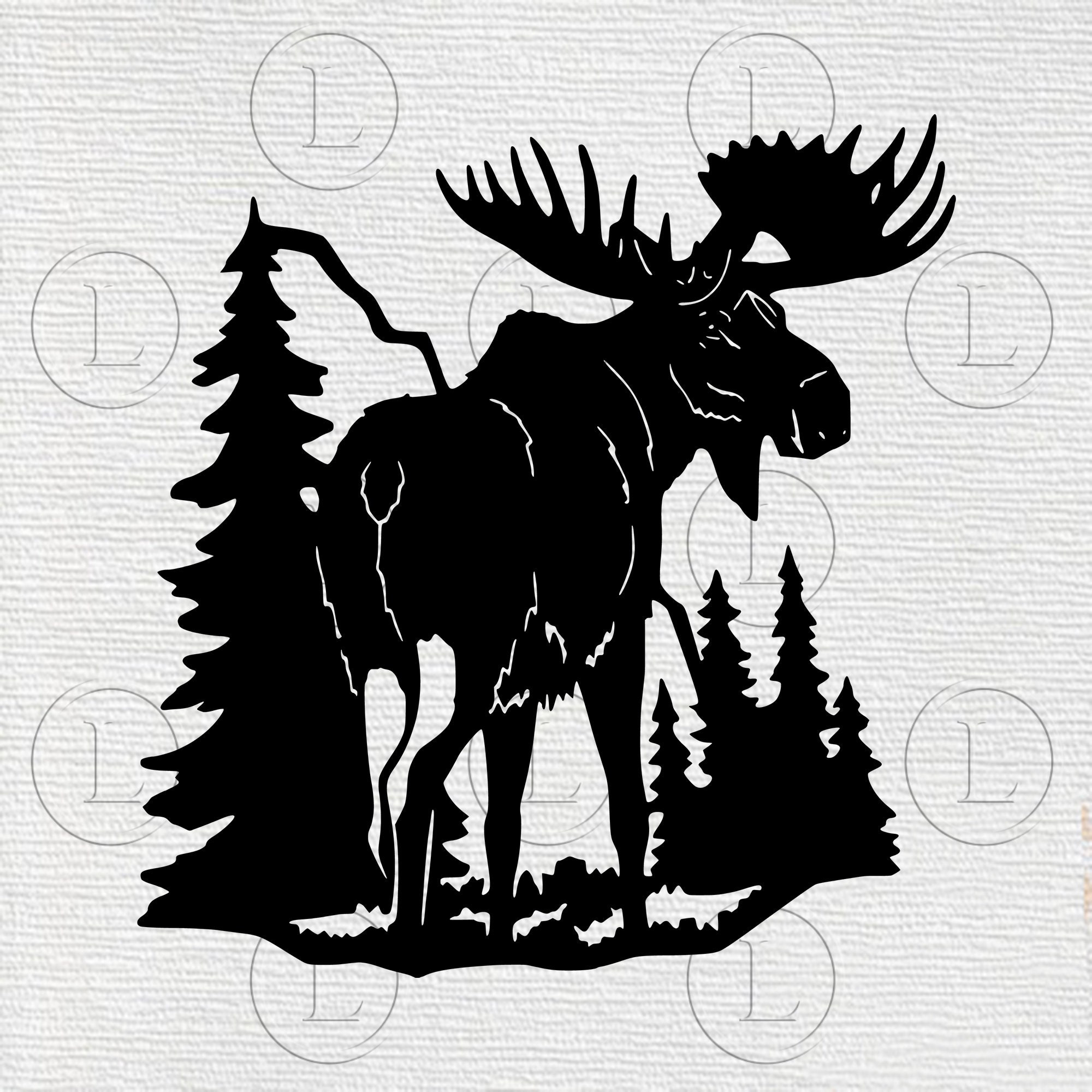 Moose Svg-moose Png-elk Animal Clip Art-moose Vector - Etsy Canada