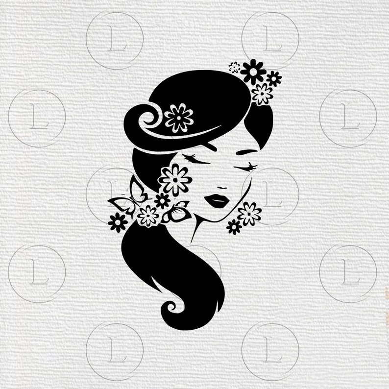 Hermosa mujer Svg Archivo - Mujer Svg - hermosa mujer - hermosa mujer ...