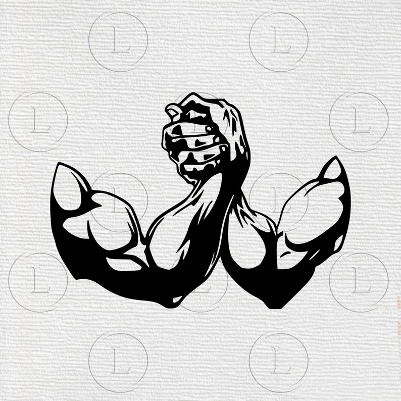 Arm wrestling svg-Arm wrestling vector graphics-Arm wrestling | Etsy