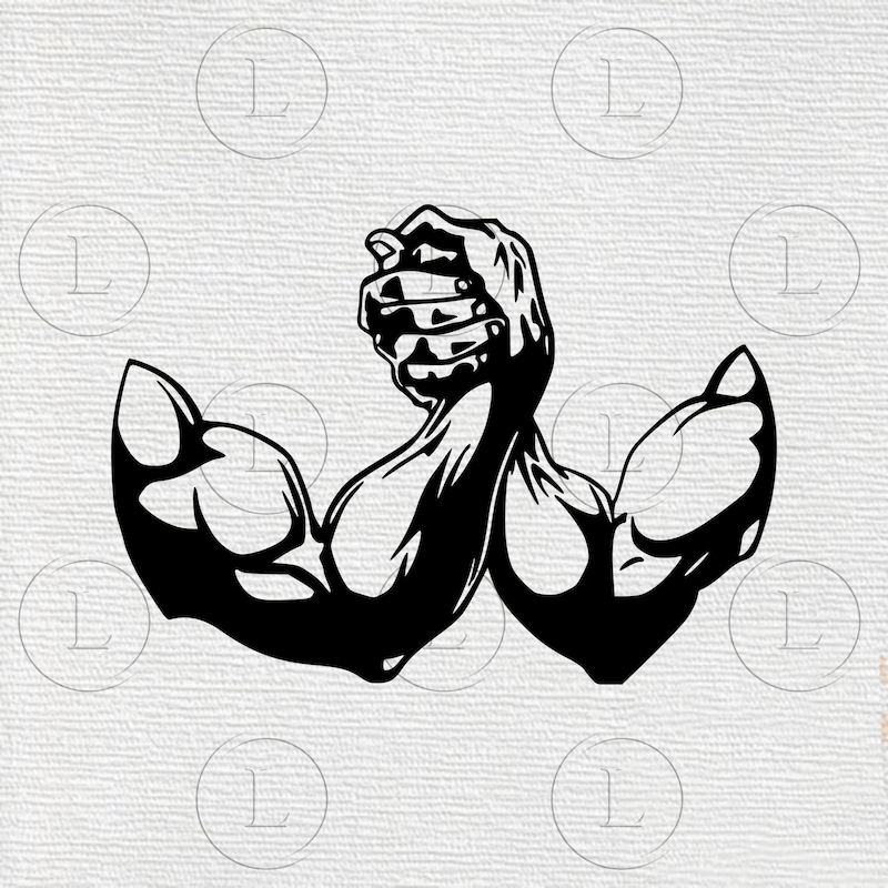 Arm Wrestling Svg - Etsy