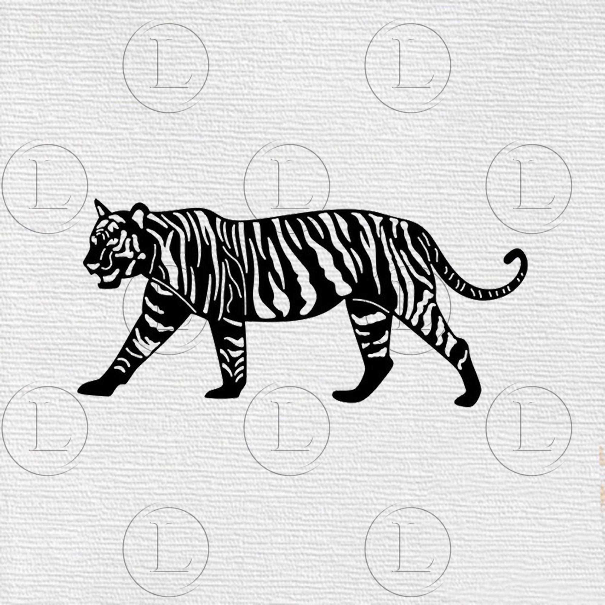 Tiger Svg File Tiger Tattoo Tiger Animals tiger Animals Clip Art Svg ...