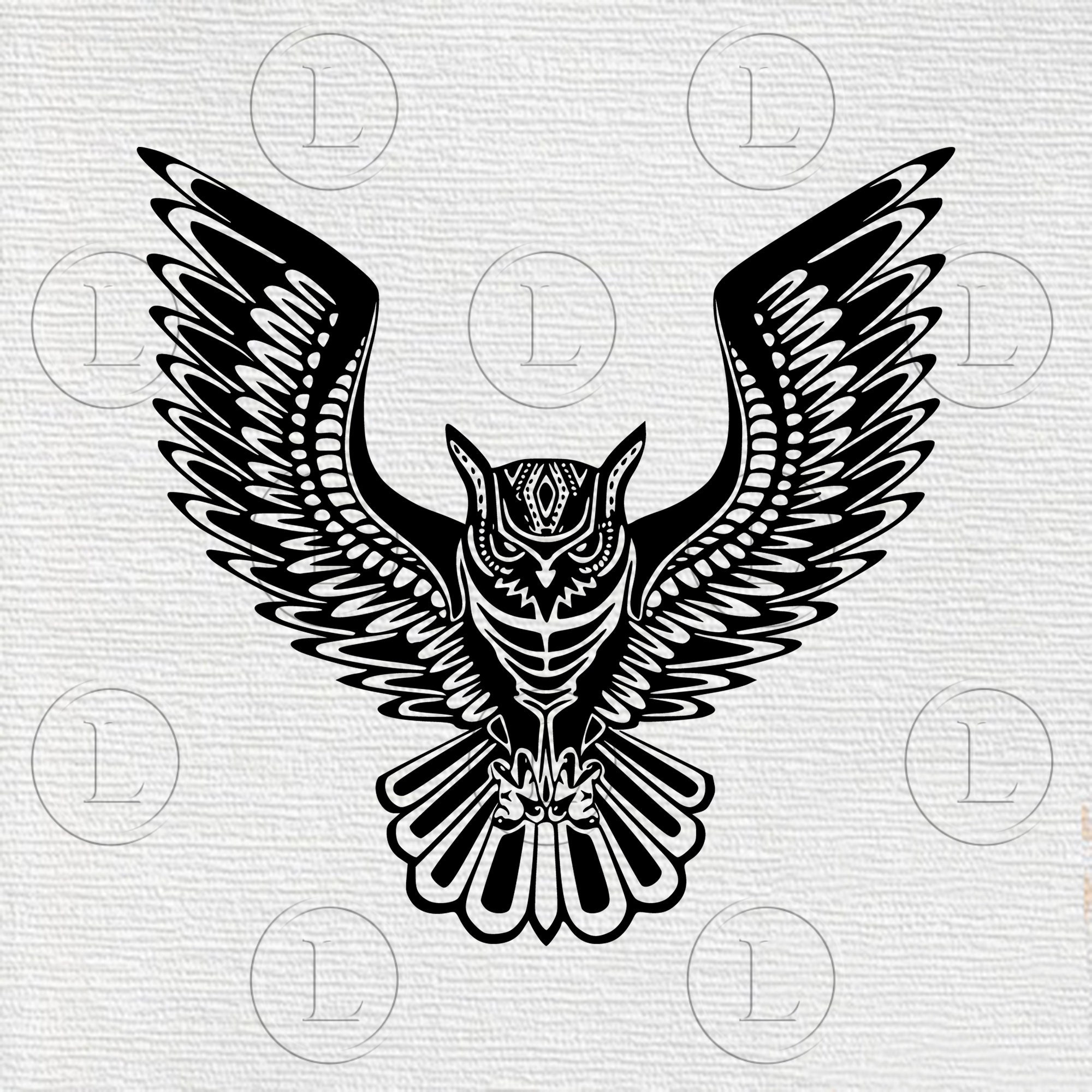 Owl svg Owl vector graphics Bird svg Owl drawing svg | Etsy