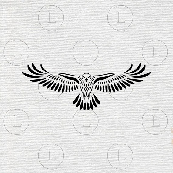 Native American Hawk Design