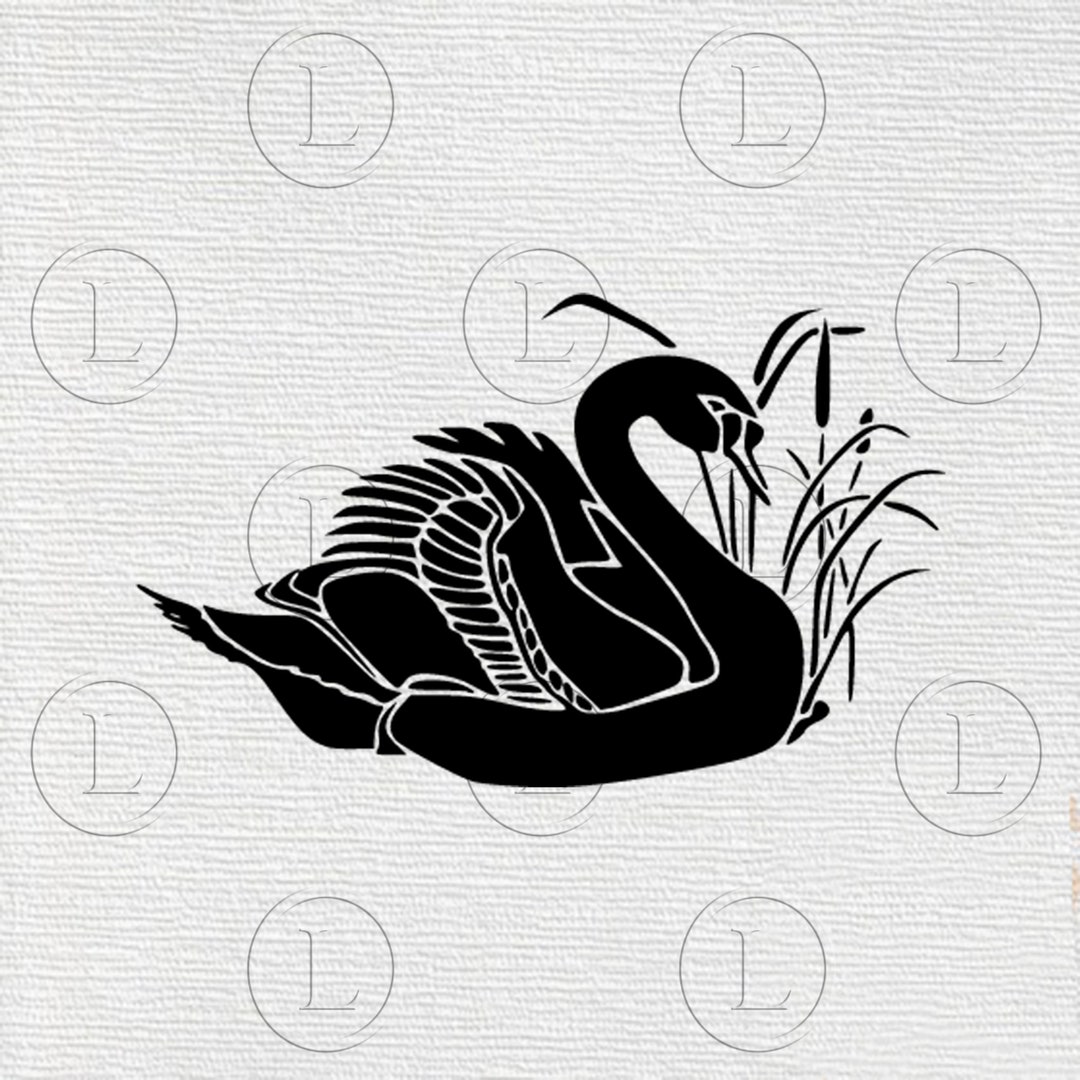 Swan Svg - Vector Graphics- Swan Silhouette Svg- Svan Svg for Cricut ...
