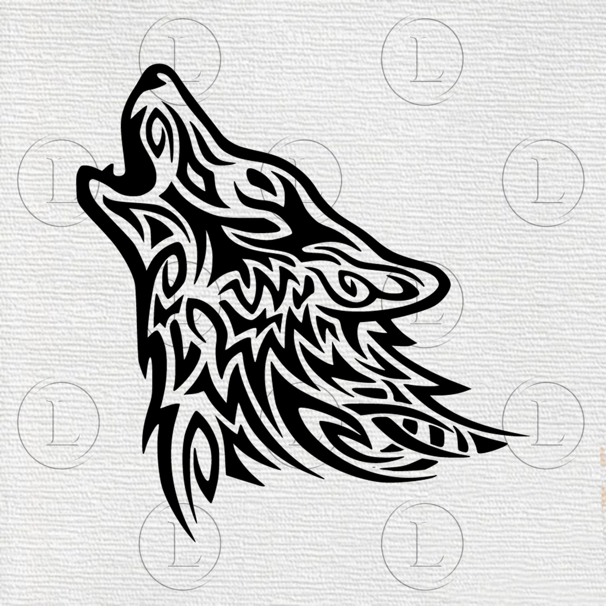 Lobo svg Lobo svg gráficos vectoriales Lobo animal clip art | Etsy