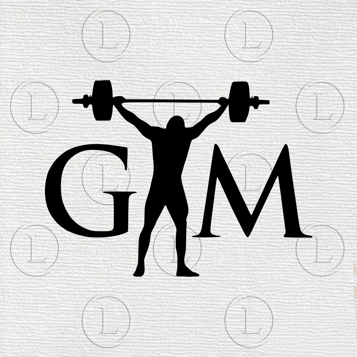 Weightlifter Svg-barbell Svg-weightlifter Silhouette | Etsy