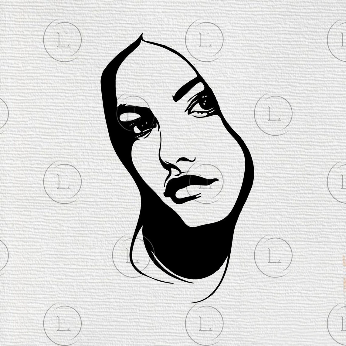 Pretty Woman SVG Beautiful Girl Beautiful Woman Svg File | Etsy