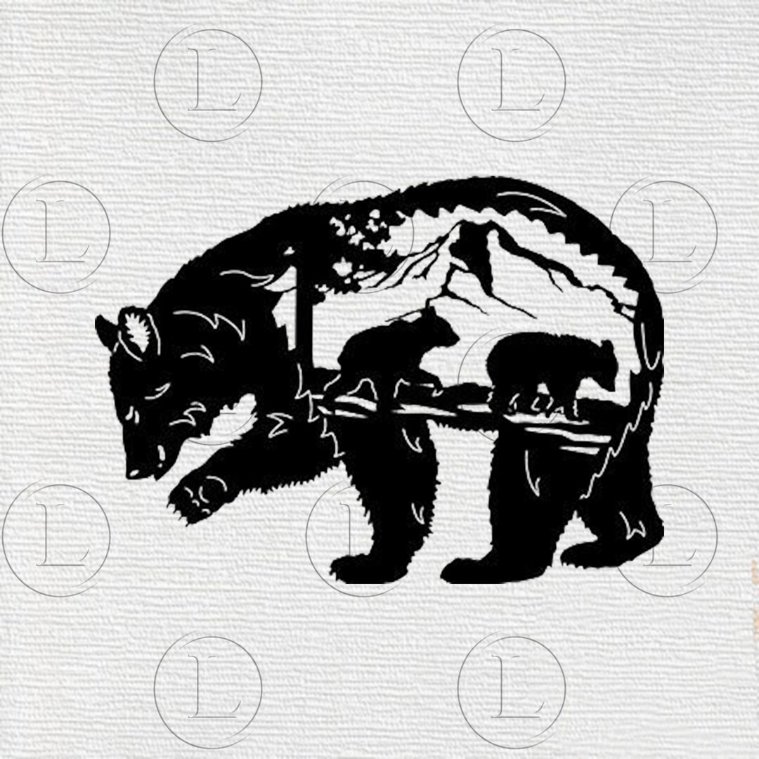 Mama Bear-svg - Mama Bear Clip Art- Mama Bear Animals Clip Art -svg for ...