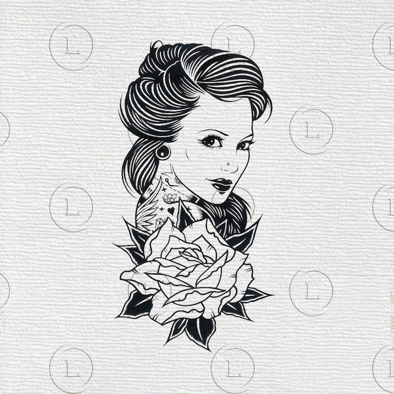 Beautiful Woman Svg File Woman Svg Beautiful Woman | Etsy