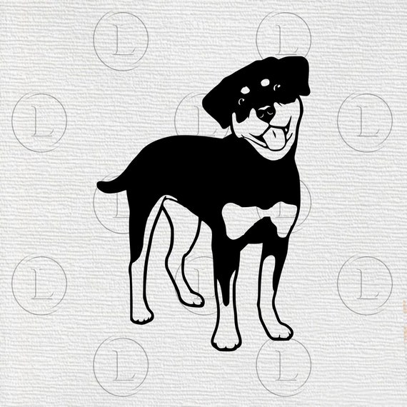 Rottweiler Svg Dog Svg File Rottweiler Animals Animals | Etsy
