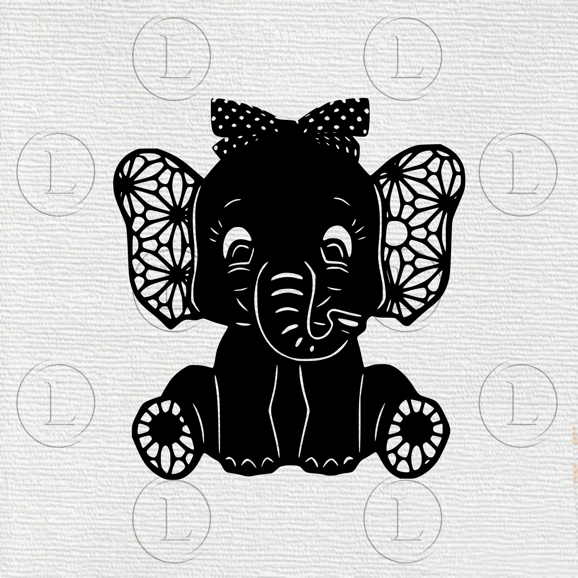 Elephant Svg Elephant Vector Graphics-elephant Drawing - Etsy