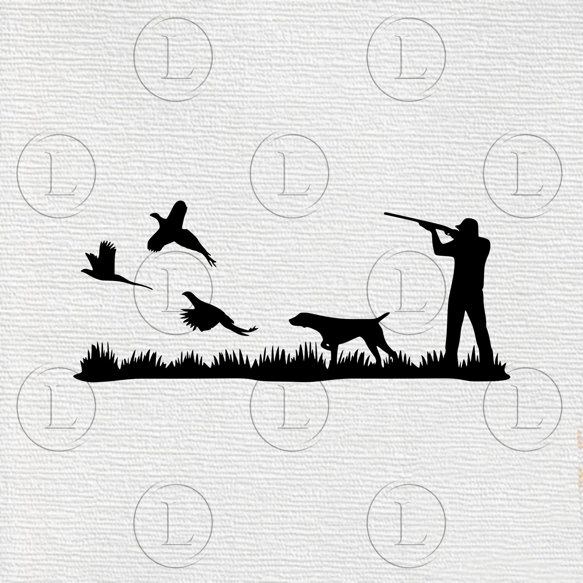Duck Hunter Silhouette