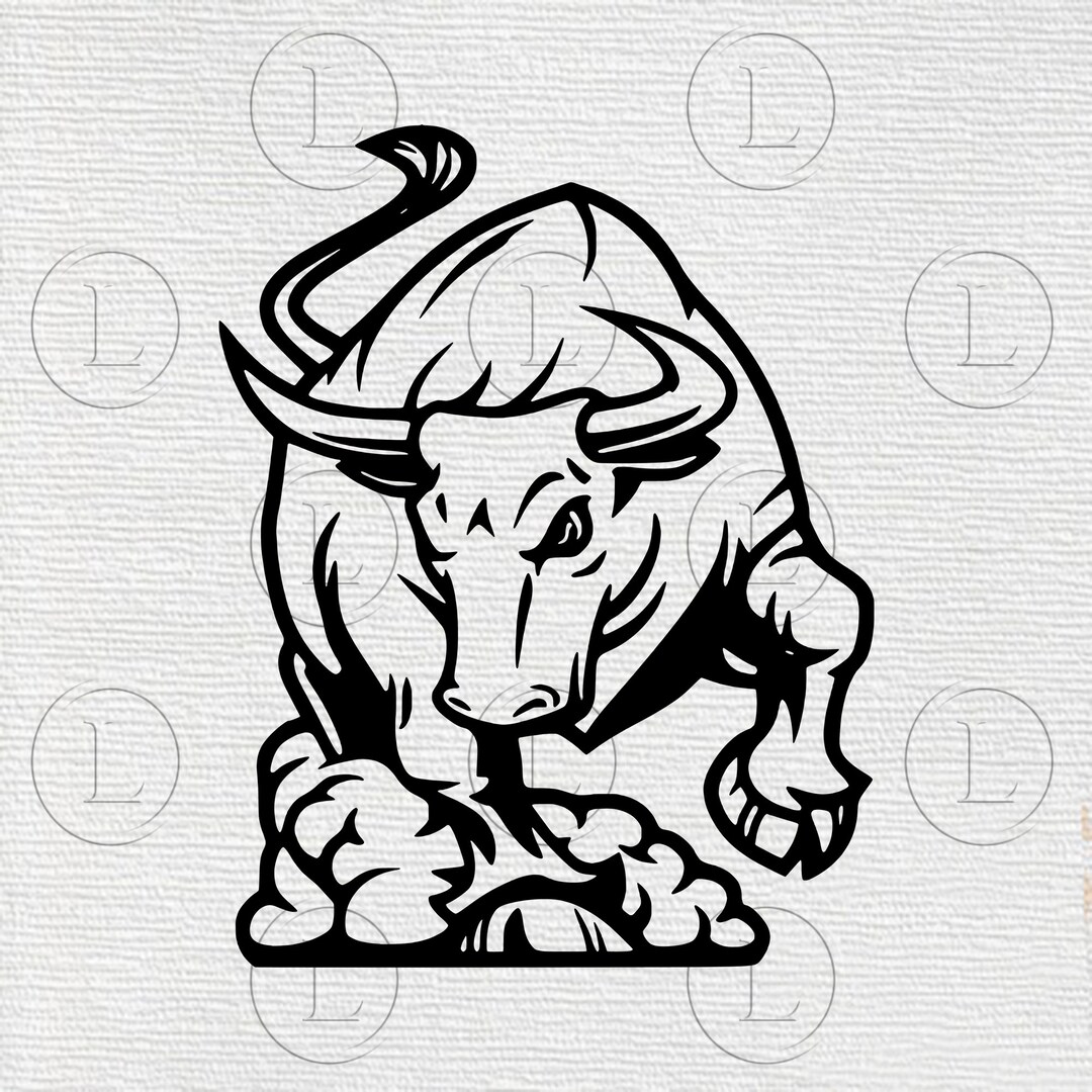 Bull SVG -taurus Zodiac PNG -taurus Bull Animal - Bull Clip Art - Svg ...