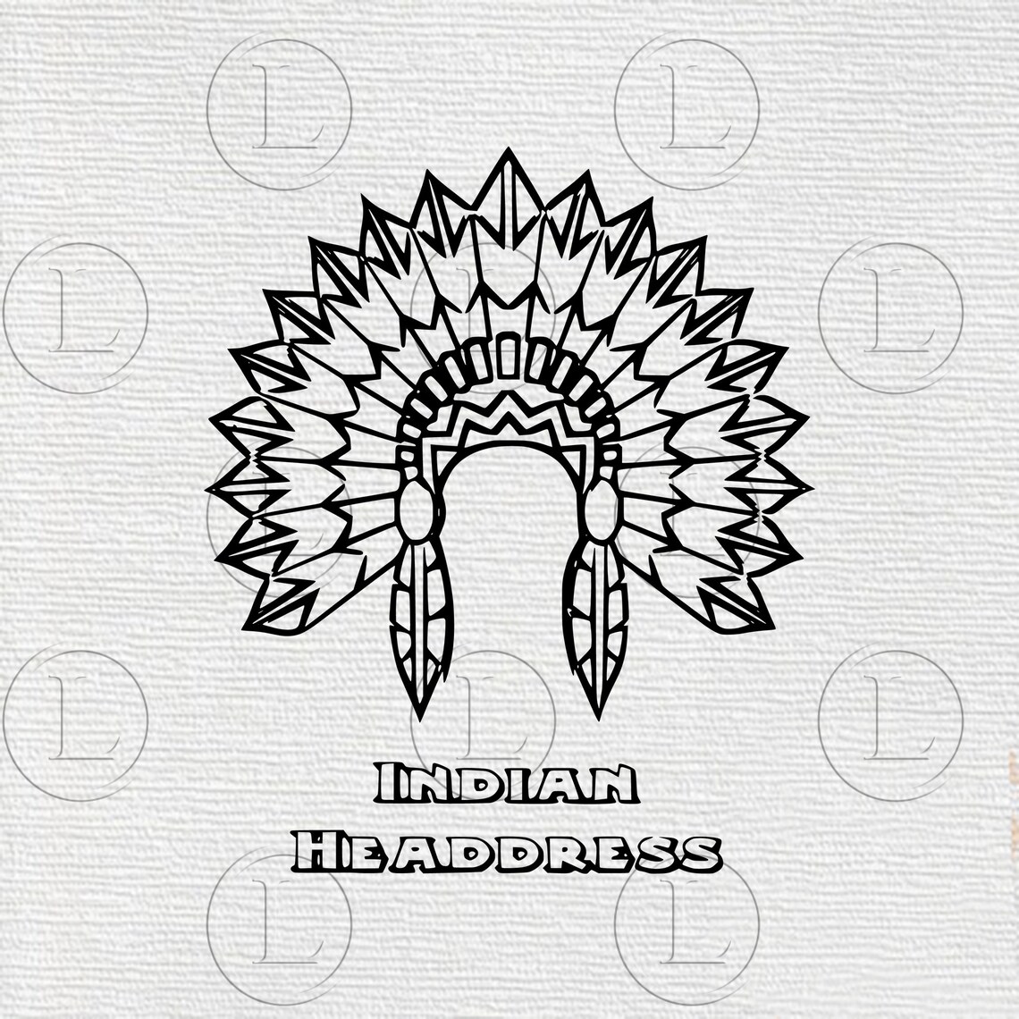 Indian Headdress Svg File Indian Svg Red Man man Tattoo - Etsy
