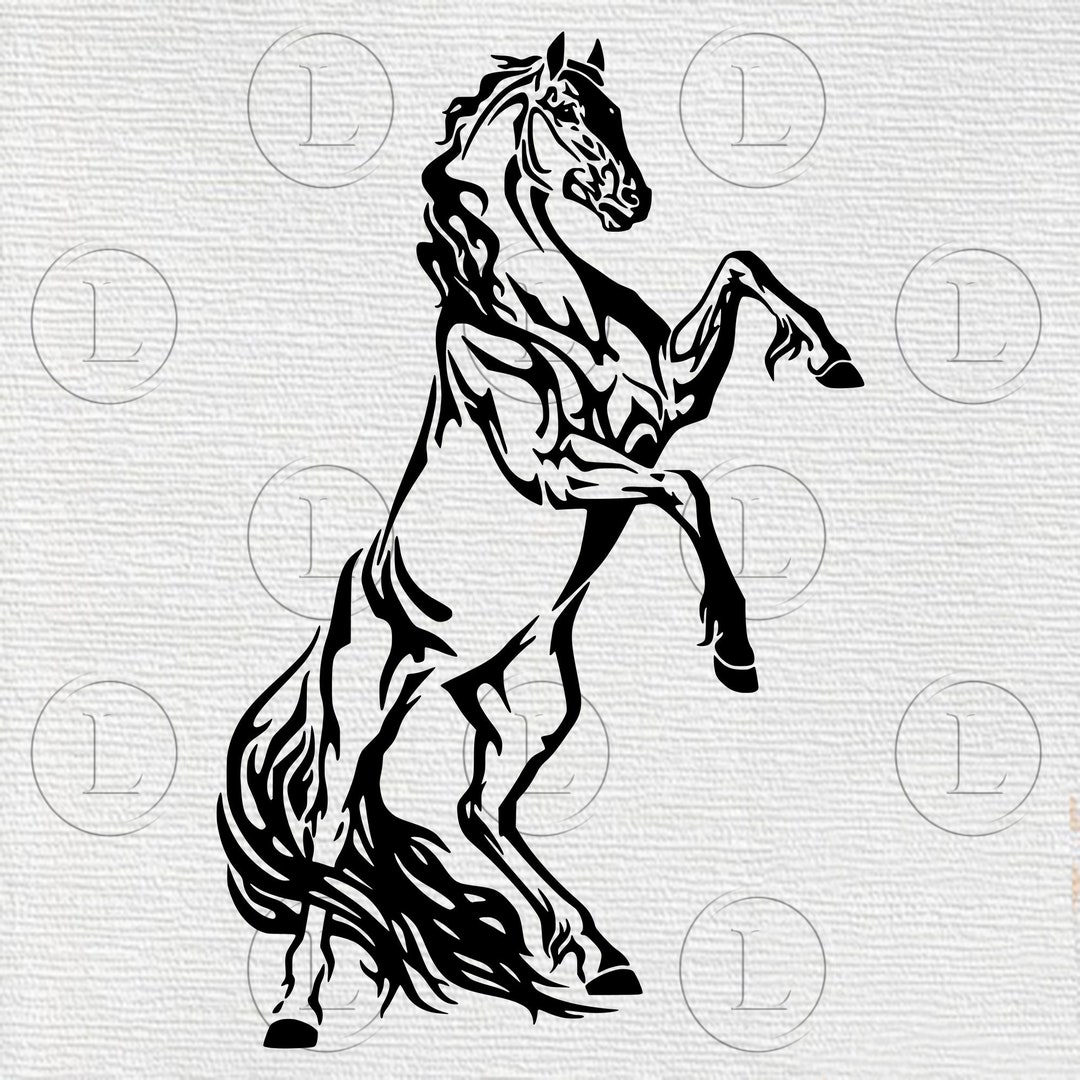 Horse Svg-horse Vector Graphics - Horse Animal Clip Art- Horse ...