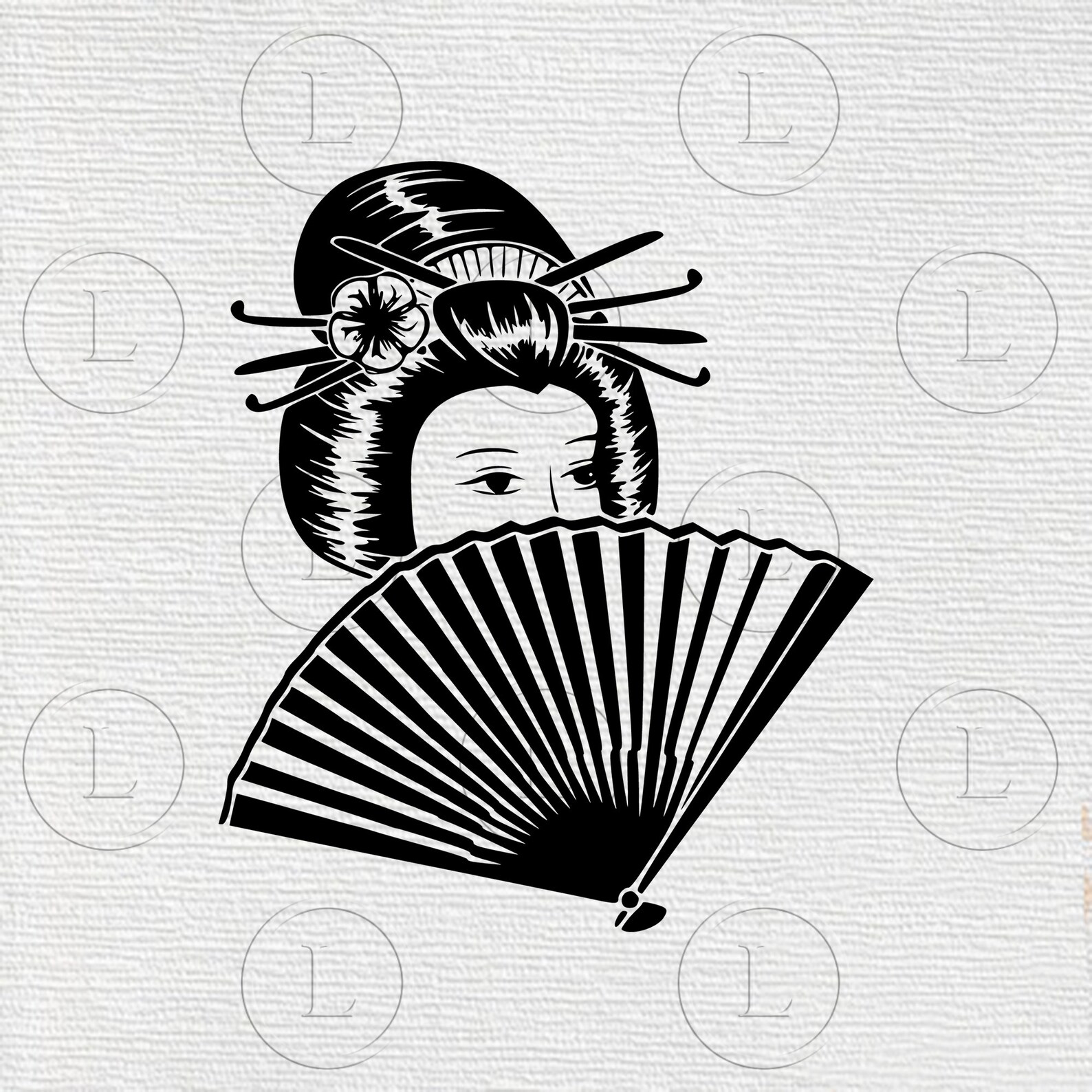 Japan Geisha Svg Woman Svg Woman Drawing Svg Beautiful - Etsy