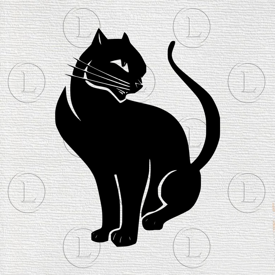 Black Cat Svg Cat Vector Graphics-cat Animal Clip Art Cat - Etsy