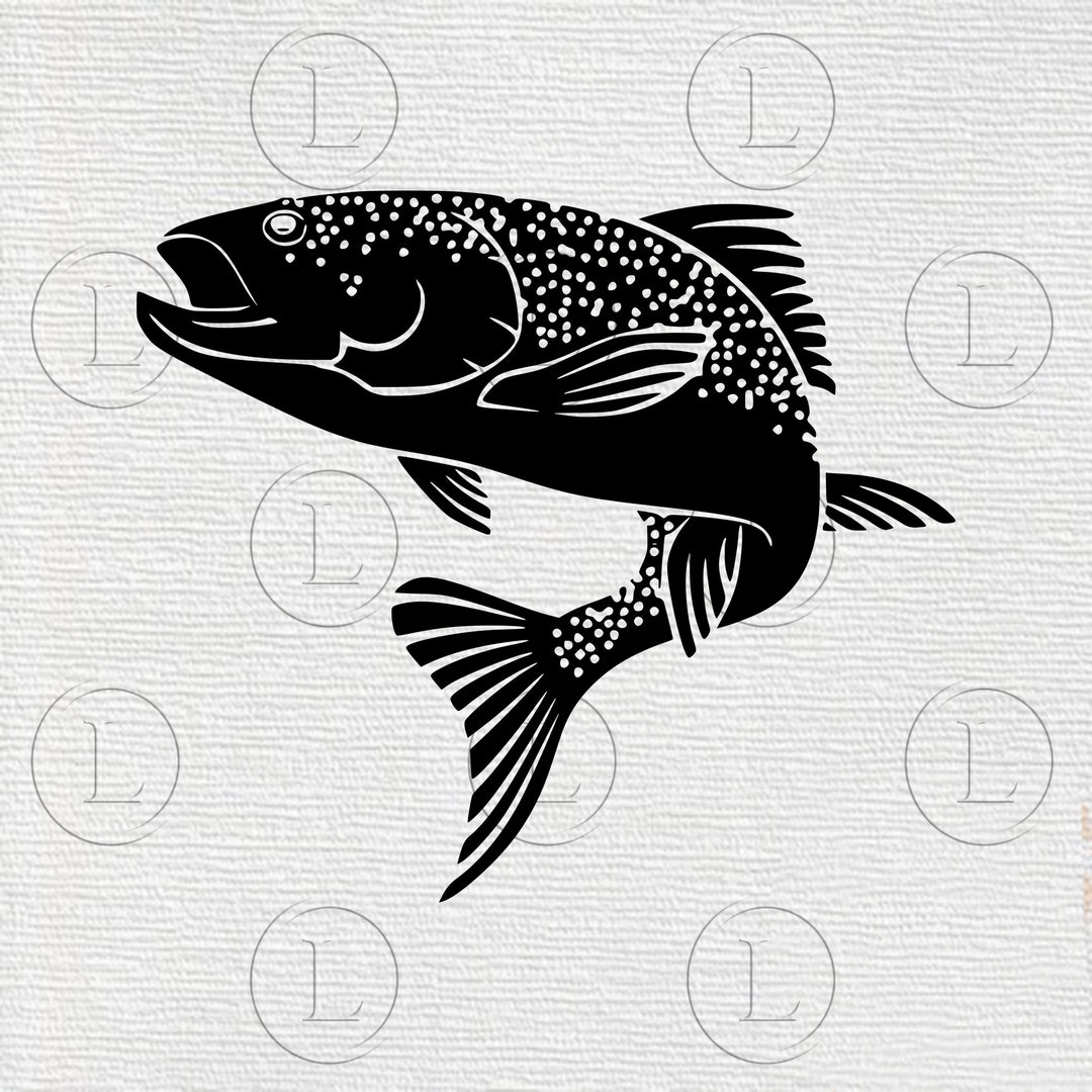 Fish Svg-fish Drawing Png- Fish Svg for Cricut- Fish Silhouette- Fish ...