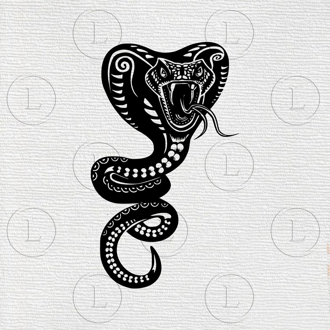 Cobra svg -Gráficos vectoriales de serpiente-Cobra dibujo svg-Cobra ...
