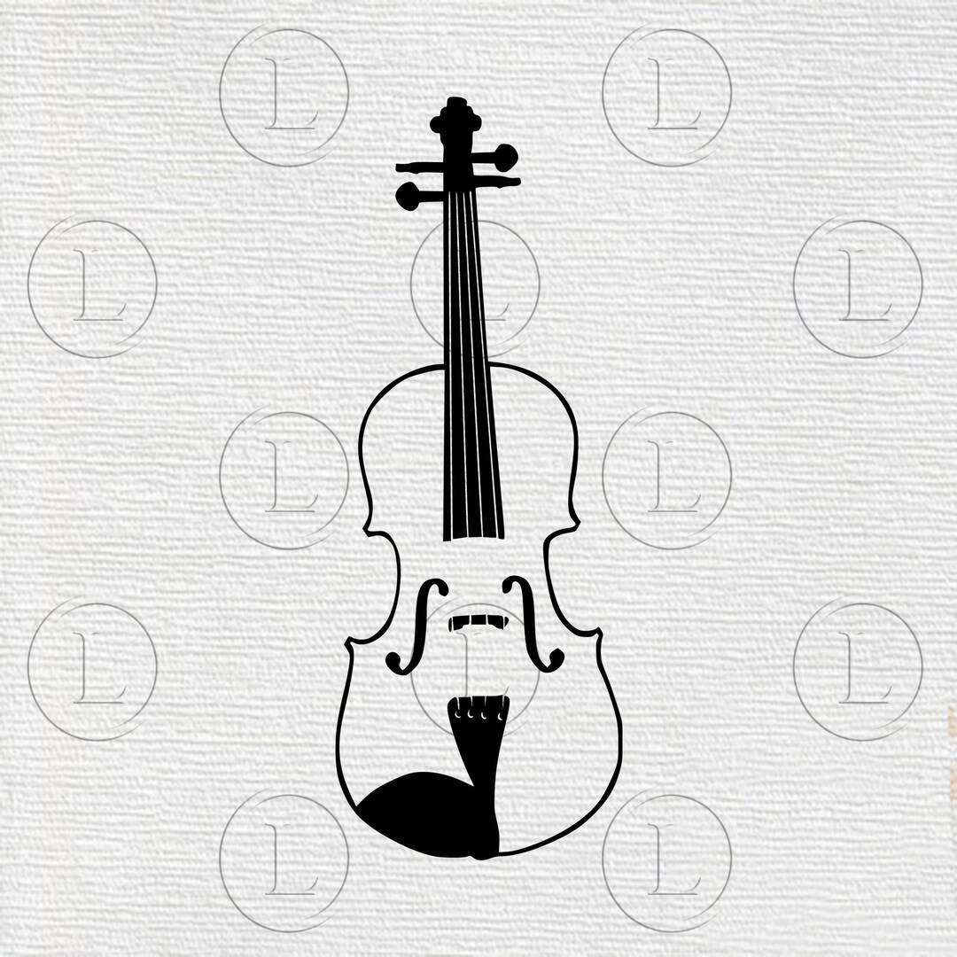 Violin Svg-musical Instrument Svg-violin Drawing Svg Musical Instrument ...