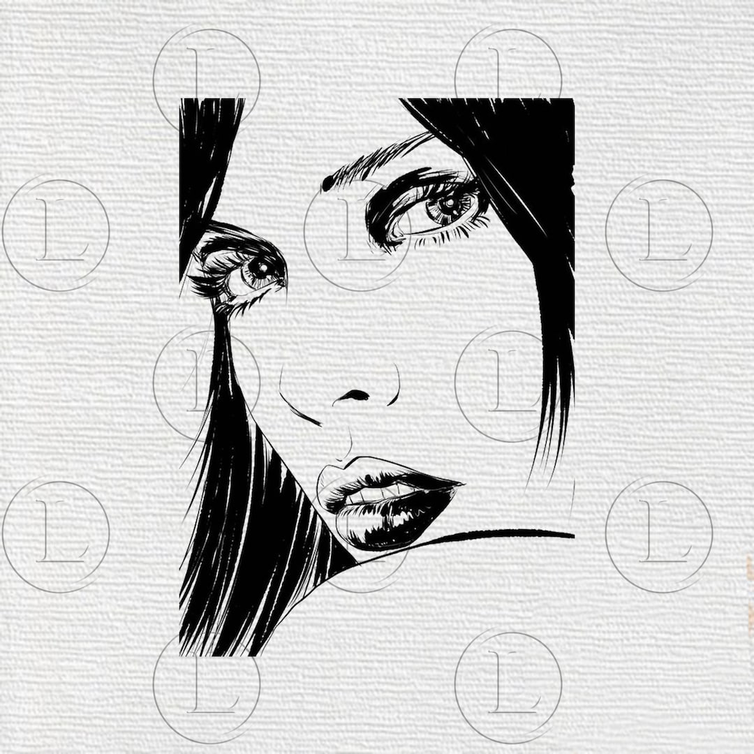 Beautiful Woman Svg File - Woman Svg - Beautiful Woman - Beautiful ...