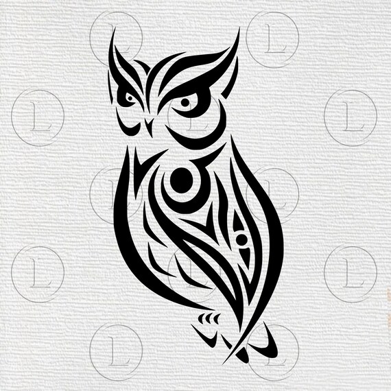 Owl svg Owl vector graphics Bird svg Owl drawing svg | Etsy