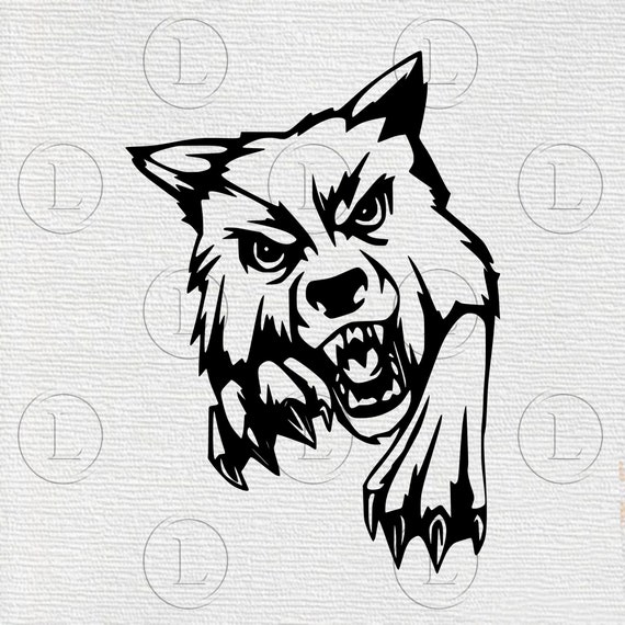 Lobo svg Lobo svg gráficos vectoriales Lobo animal clip art - Etsy México