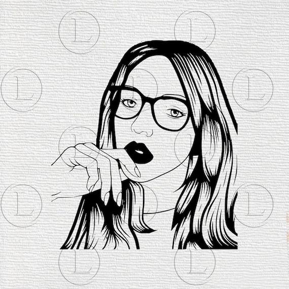 Beautiful Woman Svg File Woman Svg Beautiful Woman | Etsy