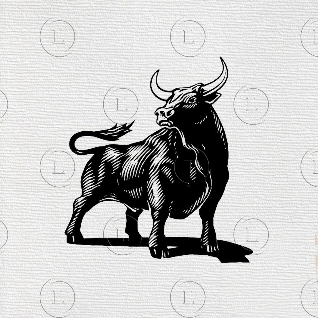 Bull SVG -taurus Zodiac PNG -taurus Bull Animal - Bull Clip Art - Svg ...