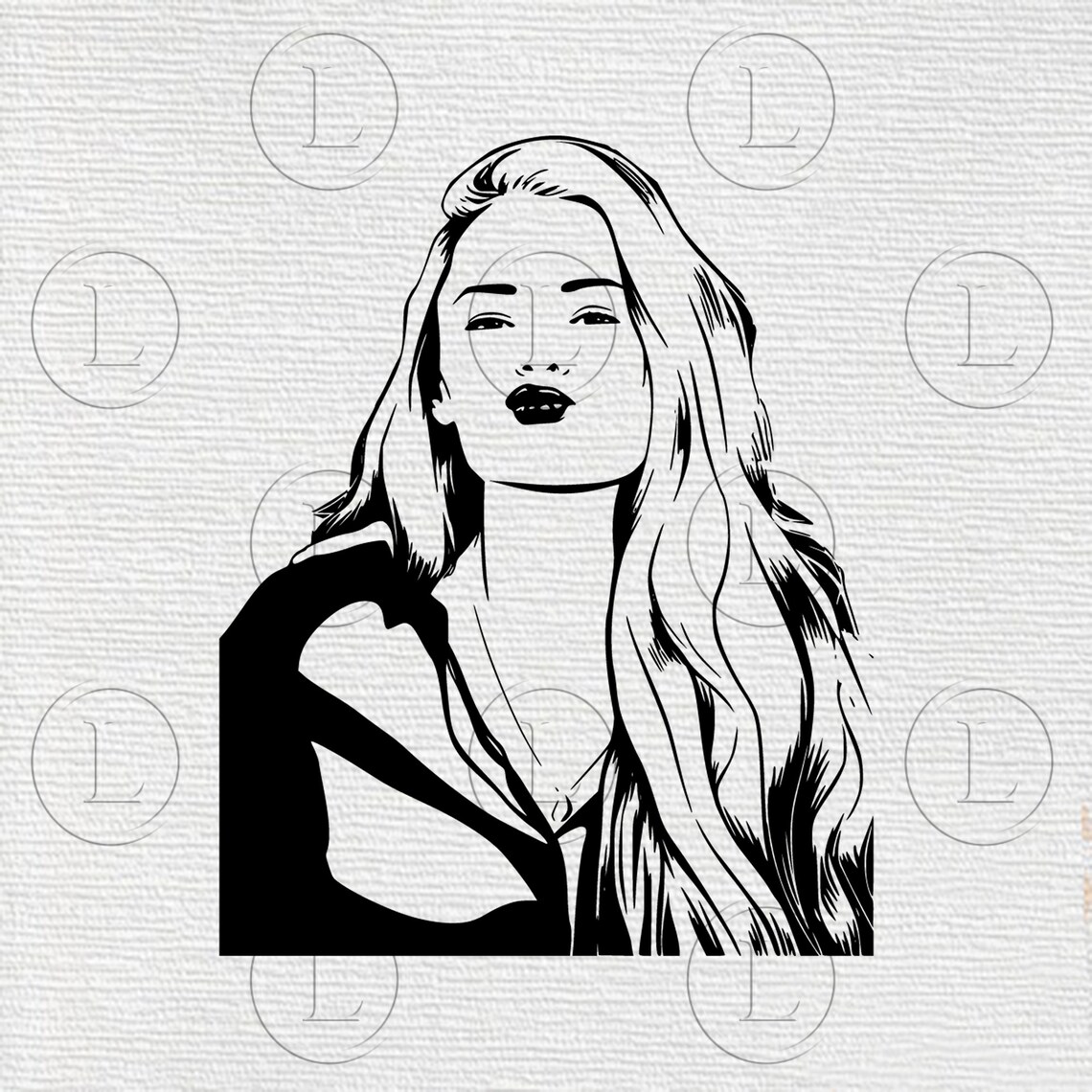 Beautiful Woman Svg File Woman Svg Beautiful Woman Png | Etsy