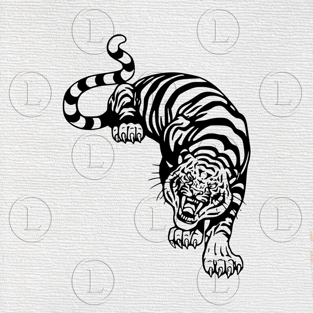 Tiger Svg File - Tiger Svg - Tiger Animals -tiger - Animals Clip Art ...