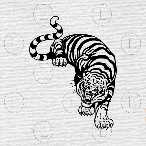 Tiger Svg File Tiger Svg Tiger Animals tiger Animals | Etsy