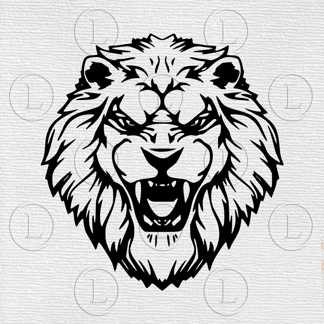 Lion SVG - King of the Jungle Eps- Lion Animal - Lion Tattoo -lion Png ...