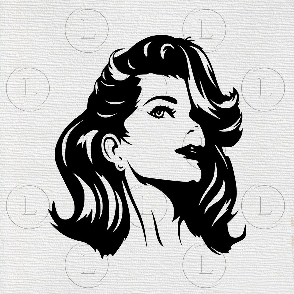 Beautiful Woman Svg File Woman Svg Beautiful Woman Beautiful Woman Clip ...