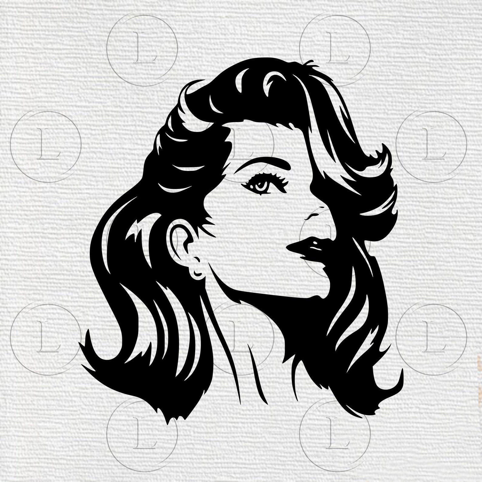 Beautiful Woman Svg File Woman Svg Beautiful Woman Beautiful Woman Clip ...