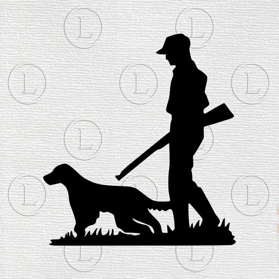 Hunting Dog Svg-hunting Dog Vector Graphics-hunting Dog | Etsy