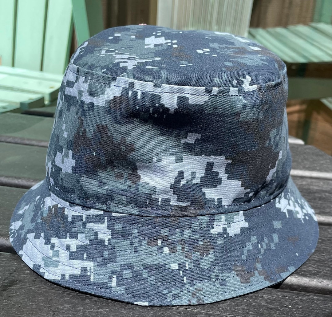 US Navy Digital Camo Bucket Hat, NWU Navy Digital - Etsy