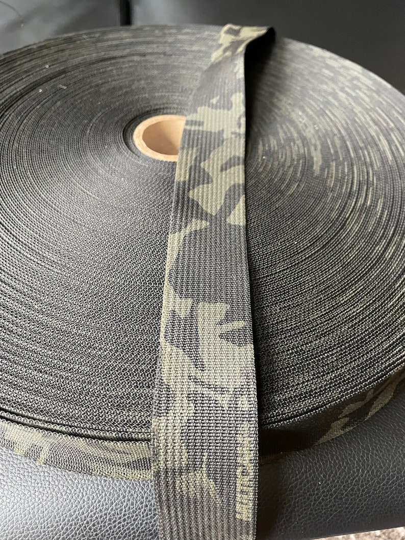 Military Webbing Multicam Black 1.5" Wide Webbing Double Side - Etsy