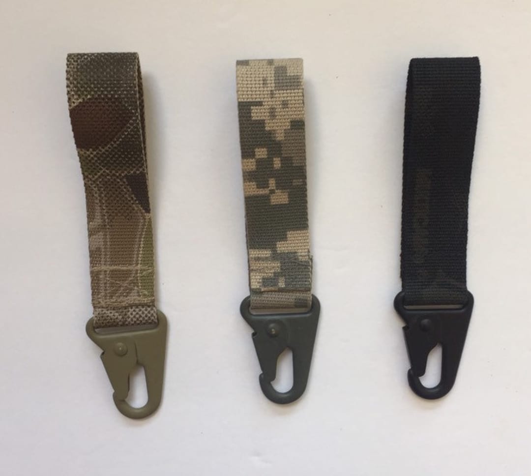 Tactical Belt Clip Multicam® Black Alpine ACU Kryptek Camo Loop Steel ...