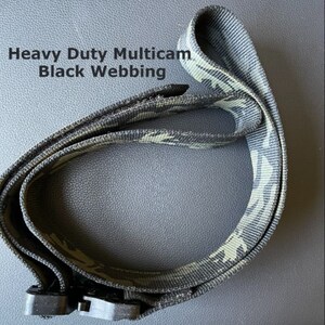 Multicam Black Duty Belt 1.75 Inch Wide Adjustable Cobra Buckle Police ...