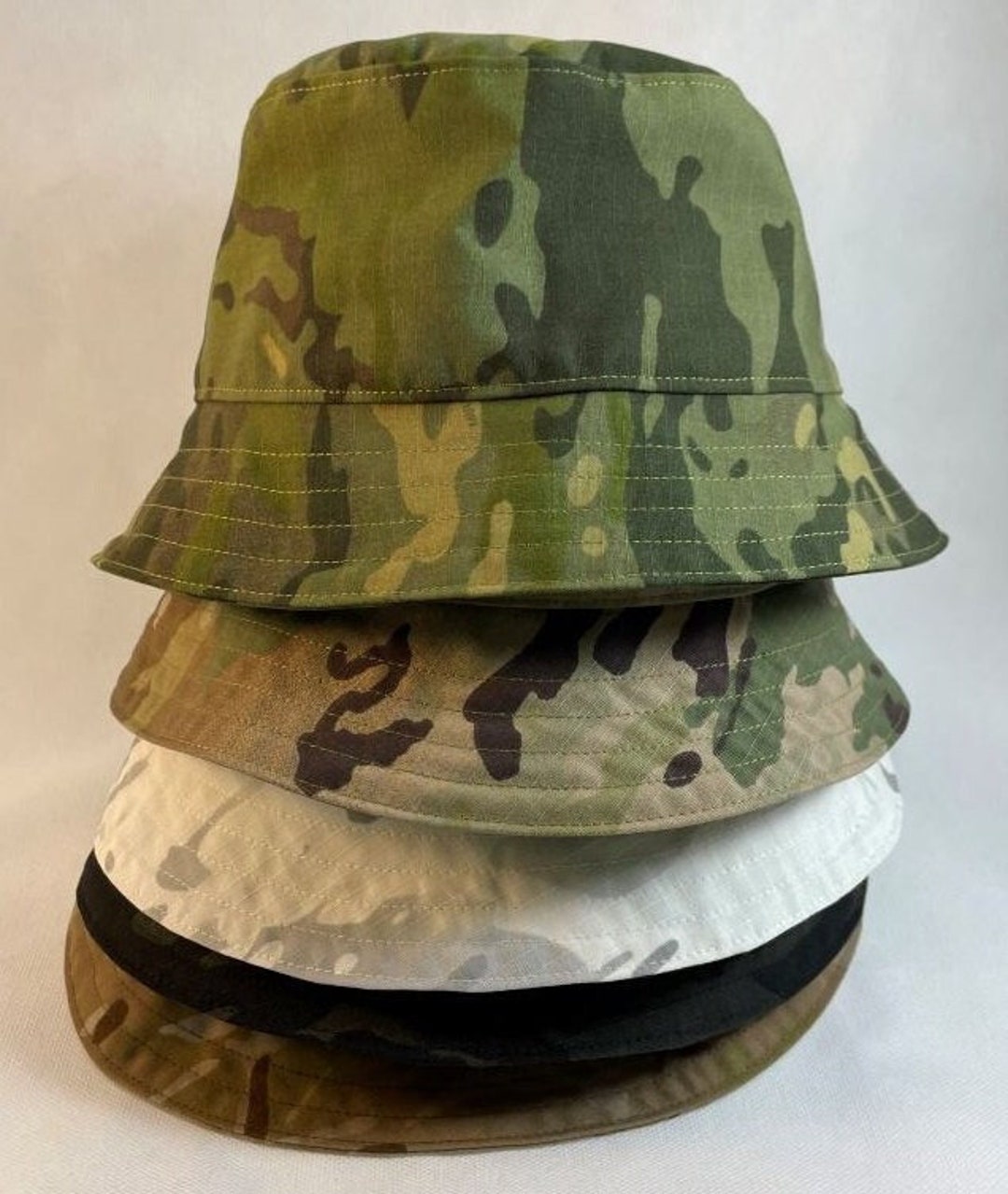 Multicam Bucket Hat Camouflage Summer Hat Military Fabric Hat Multicam ...