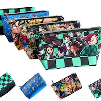 15 Characters Embroidery Anime Zipper Pouch Iron on Patch - Etsy Canada