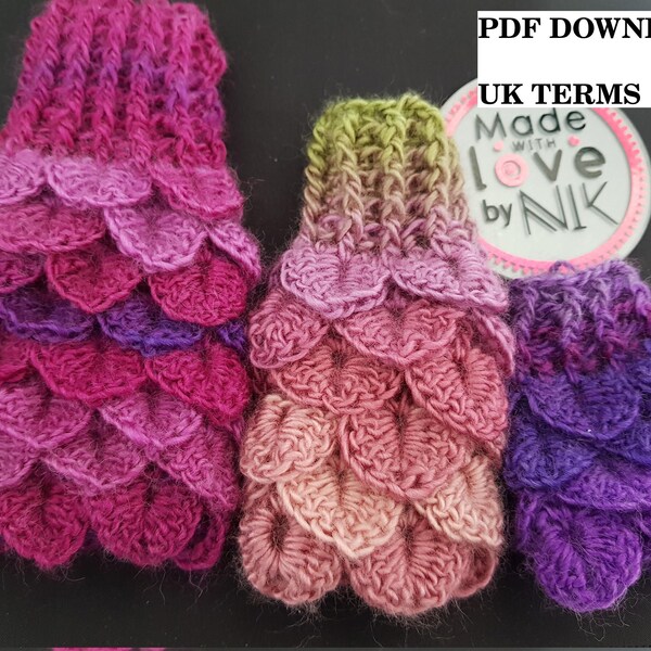 Dragon Scale Gloves - Etsy